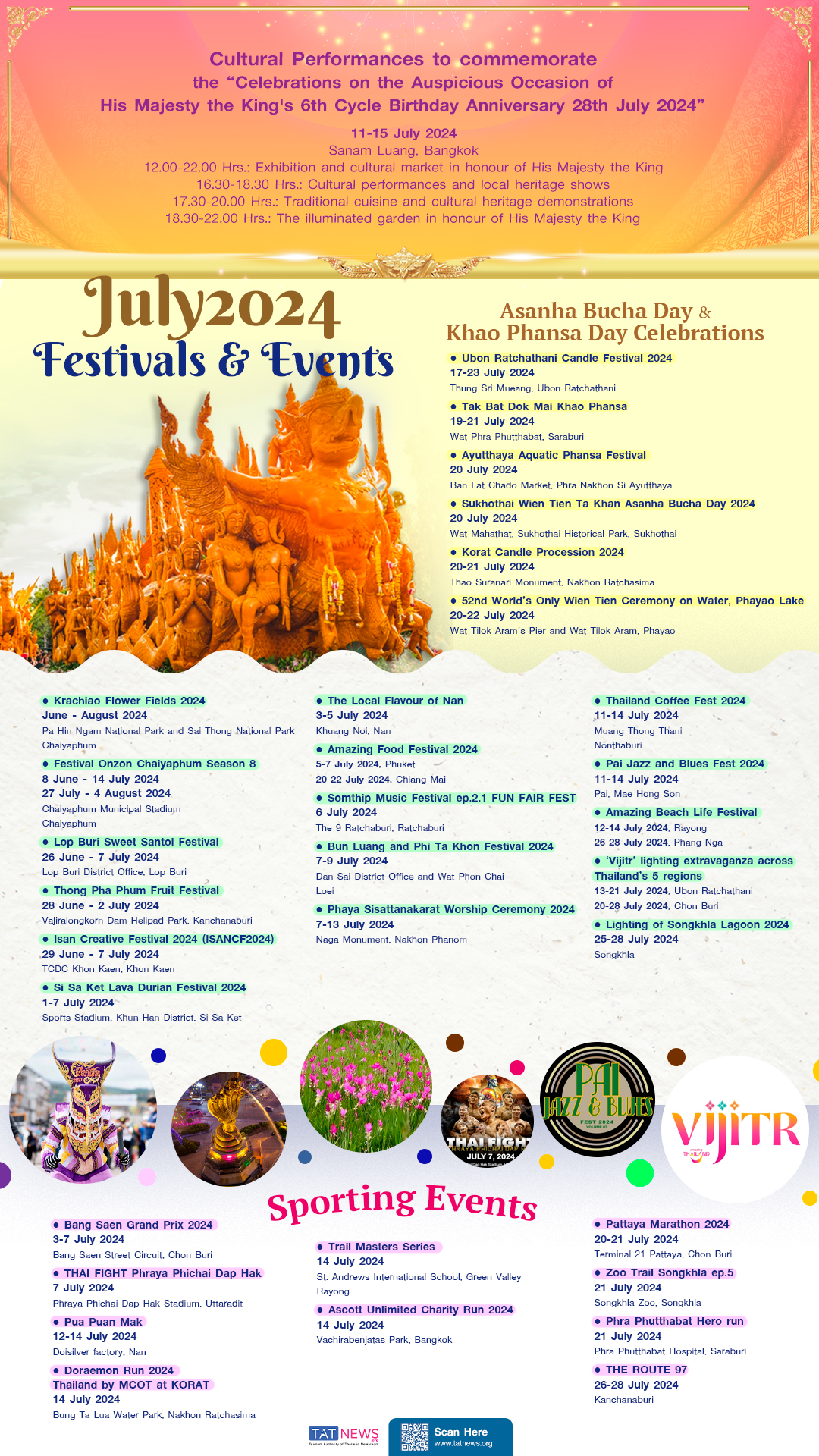 July 2024’s Festivals and Events in Thailand - The Colours of Thailand